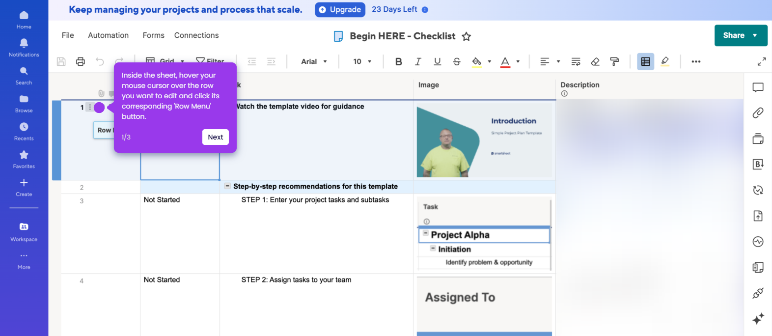 How to Indent Rows in Smartsheet: 1-Min Guide